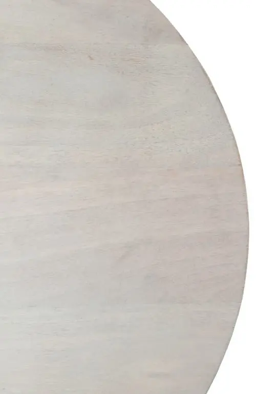 DOVETAIL FURNITURE Doretta Mango Wood Side Table