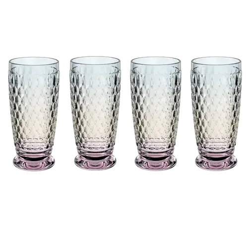 VILLEROY & BOCH Boston Pearl Highball / Tumbler Set Of 4 - Multi