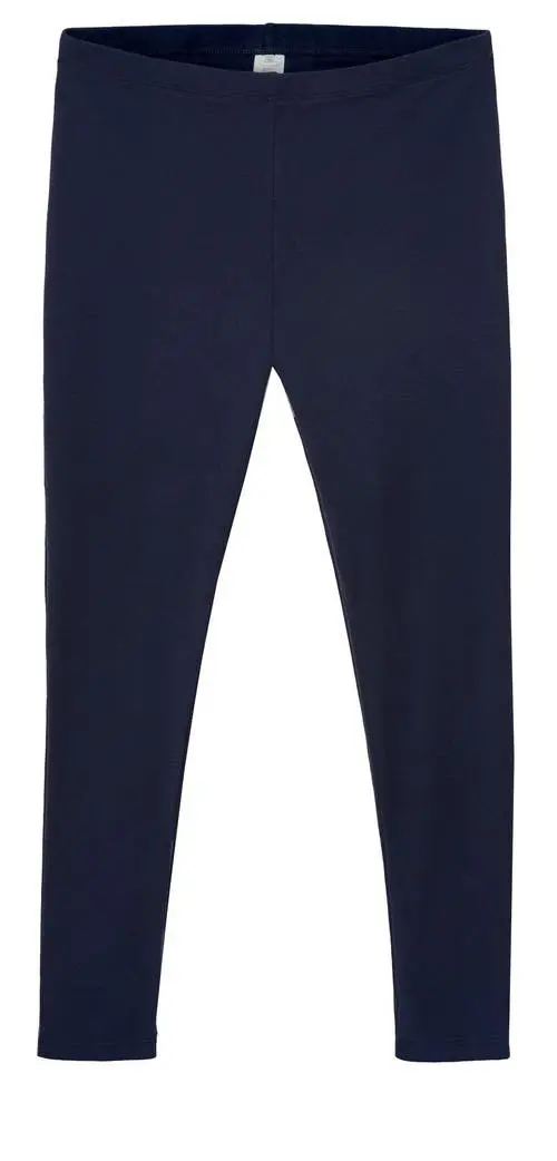 CITY THREADS USA-MADE Soft 100% Cotton Leggings - Navy