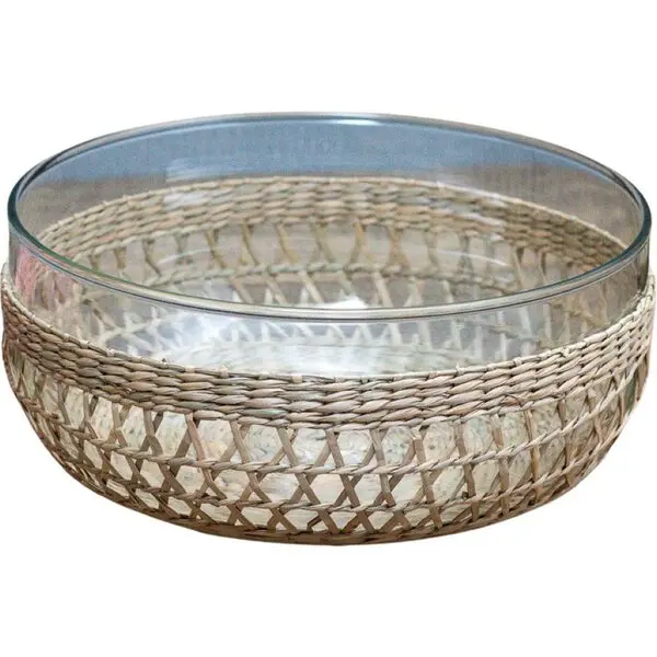 BE HOME Seagrass Cage Bowl