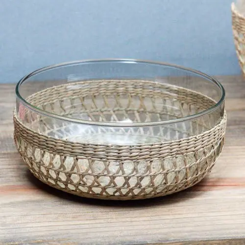 BE HOME Seagrass Cage Bowl
