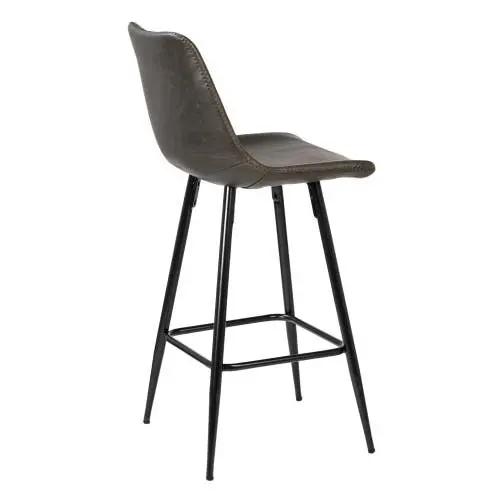 DOVETAIL FURNITURE Rhodes Upholstered Counter Stool