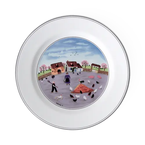 VILLEROY & BOCH Design Naif Salad Plate #3 Country Yard - None