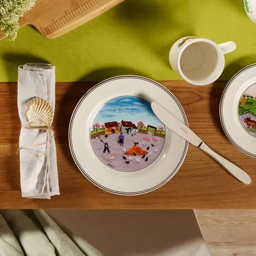 VILLEROY & BOCH Design Naif Salad Plate #3 Country Yard