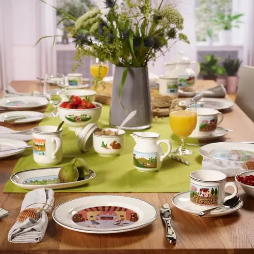 VILLEROY & BOCH Design Naif Salad Plate #3 Country Yard