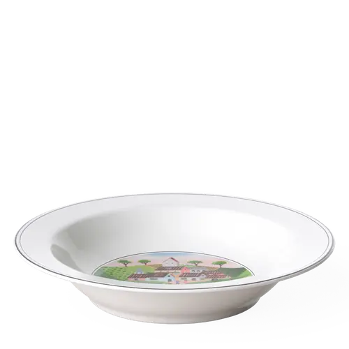 VILLEROY & BOCH Design Naif Rim Cereal Bowl #3 Wedding Procession
