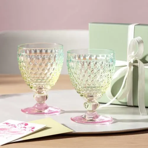 VILLEROY & BOCH Boston Pearl Red Wine Set Of 4 - None