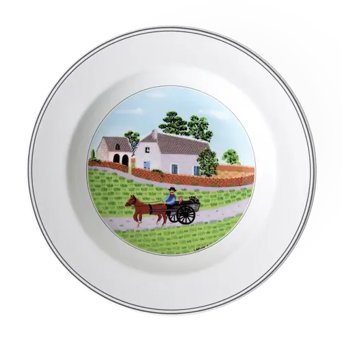 VILLEROY & BOCH Design Naif Rim Soup #1 Going To Market - None