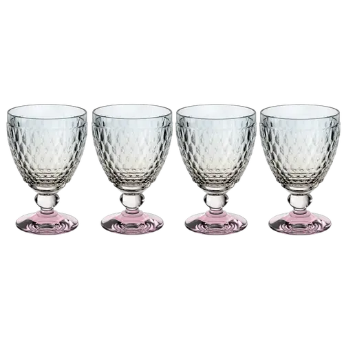 VILLEROY & BOCH Boston Pearl Water Goblet Set Of 4 - None
