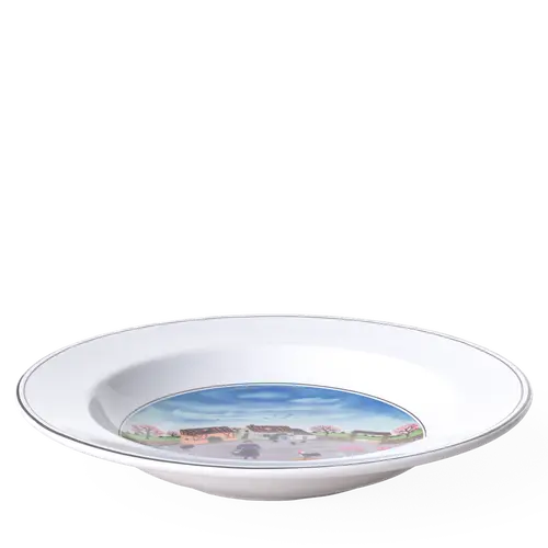 VILLEROY & BOCH Design Naif Rim Soup #3 Country Yard