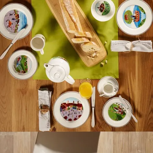 VILLEROY & BOCH Design Naif Bread & Butter Plate #3 Wedding Procession