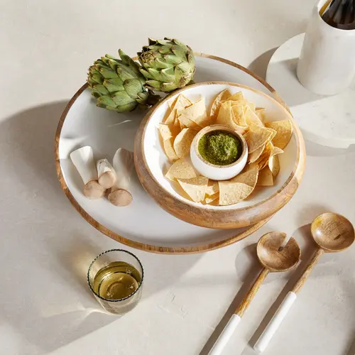 BE HOME Madras Curva Lazy Susan