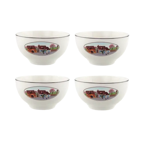 VILLEROY & BOCH Design Naif Rice Bowl Set Of 4 - None