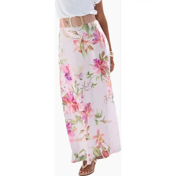 LASCANA Floral Maxi Skirt