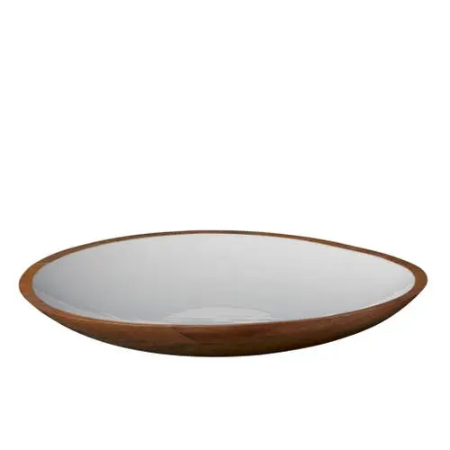 BE HOME Madras Oversized Shallow Bowl