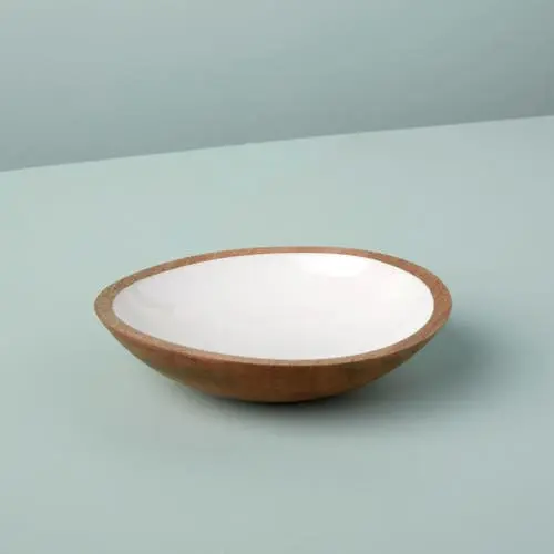 BE HOME Madras Shallow Bowl