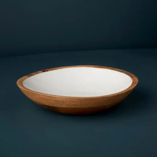 BE HOME Madras Shallow Bowl