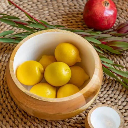 BE HOME Madras Round Bowl