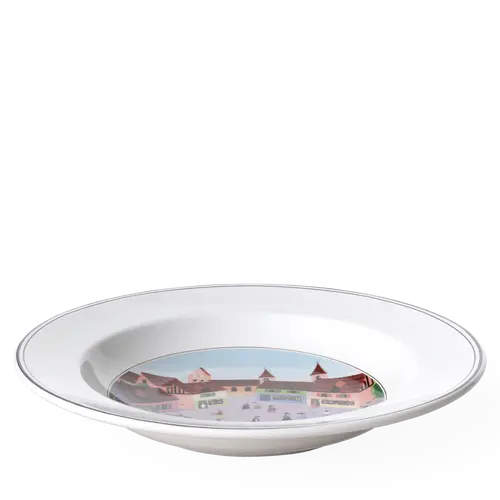 VILLEROY & BOCH Design Naif Rim Soup #4 Old Village Square