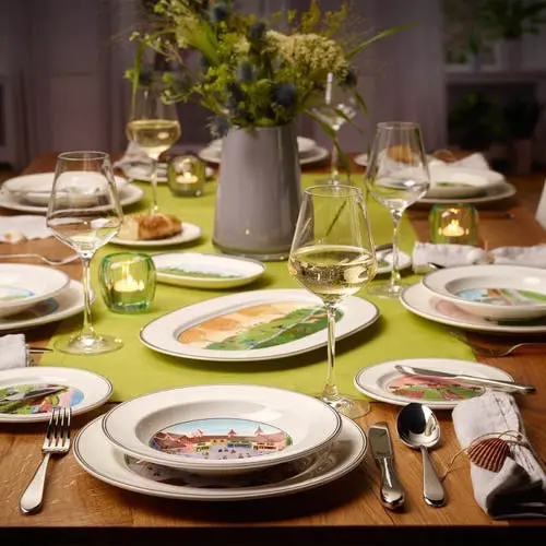 VILLEROY & BOCH Design Naif Rim Soup #4 Old Village Square
