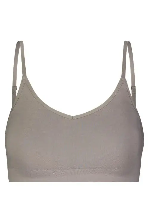BRABAR Soft Convertible Halter Bralette - Ash