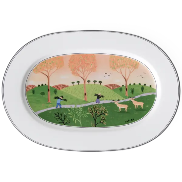 VILLEROY & BOCH Design Naif Oval Platter