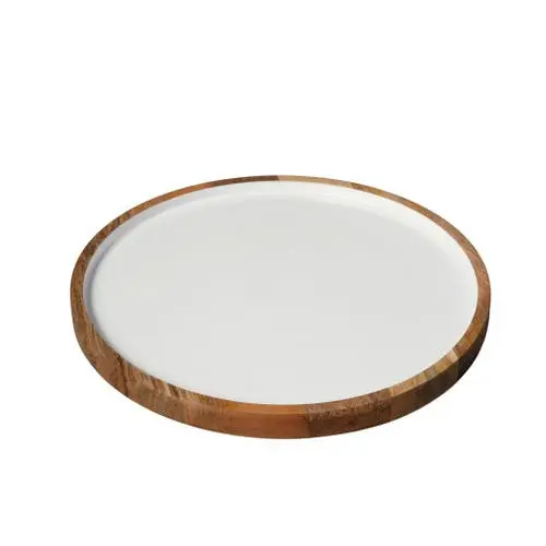 BE HOME Madras Classic Round Platter