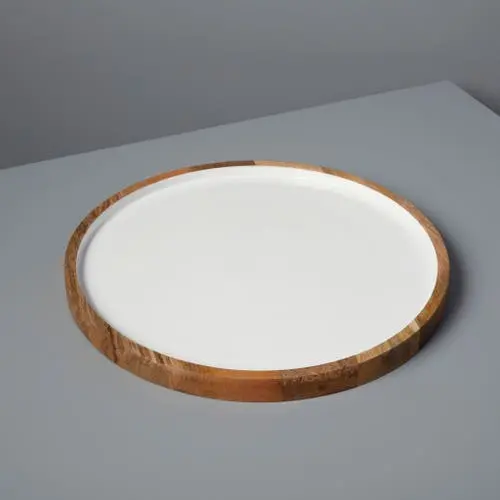 BE HOME Madras Classic Round Platter