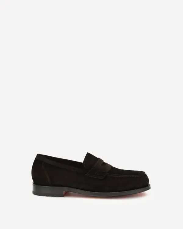 Santoni Suede Loafer