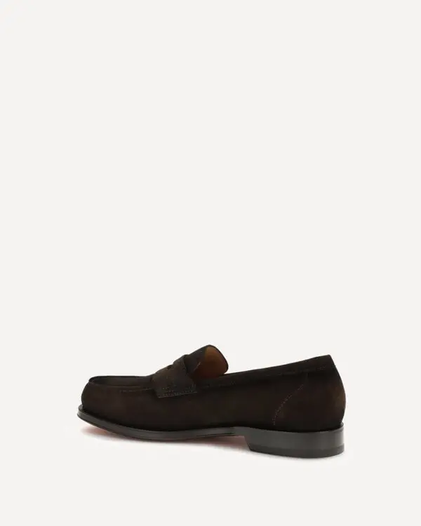 Santoni Suede Loafer