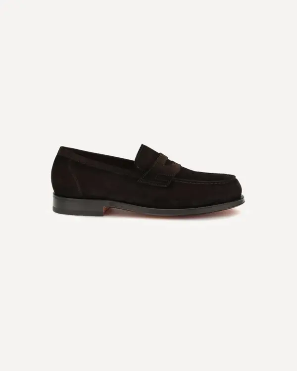 Santoni Suede Loafer