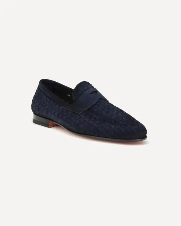 Santoni Carlo Penny Loafers