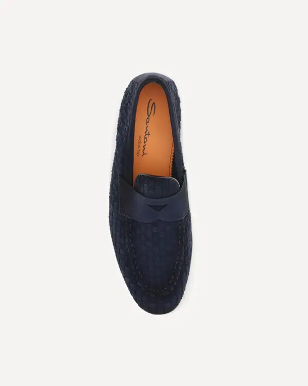 Santoni Carlo Penny Loafers