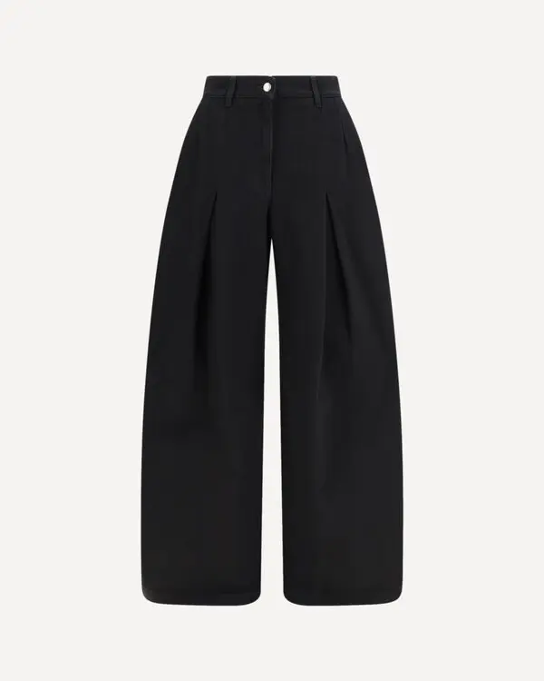 Dolce & Gabbana Wide-leg Cotton Jeans