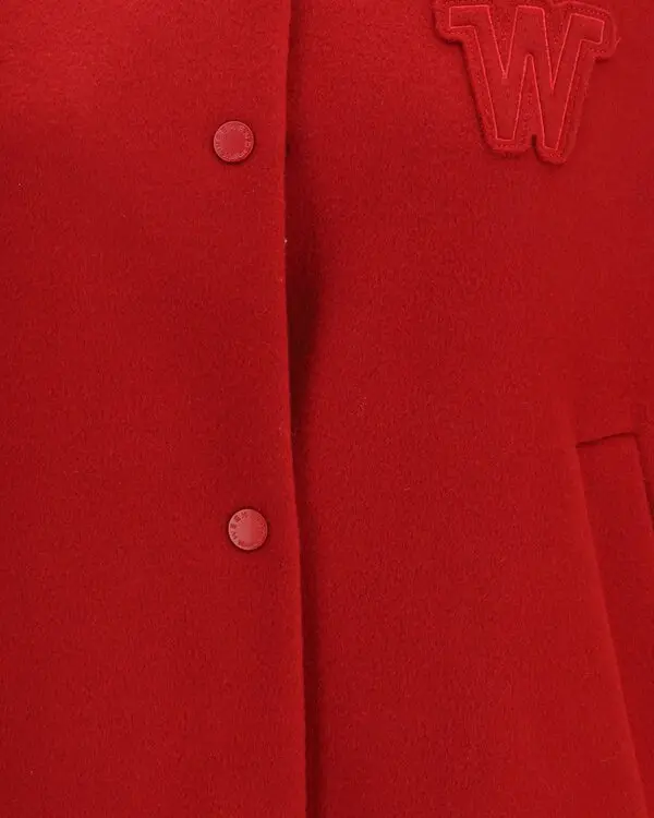 Max Mara Oversized Bomber In Double Wool