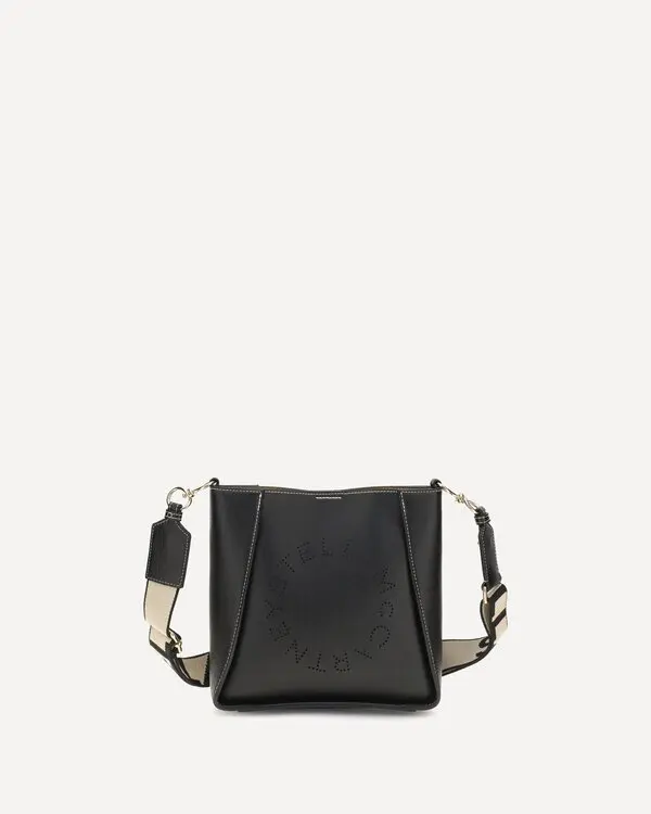 Stella McCartney Logo Shoulder Bag - Black