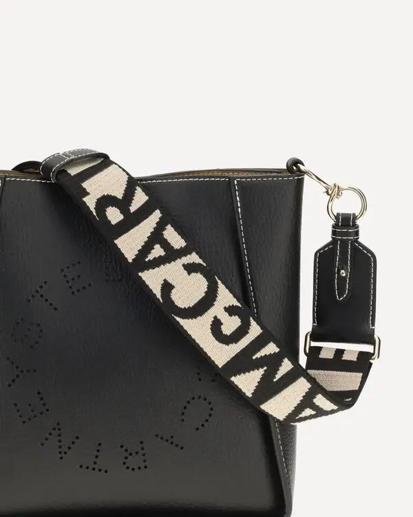 Stella McCartney Logo Shoulder Bag - Black