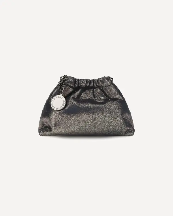 Stella McCartney Falabella Mini Drawstring Shoulder Bag - Blue