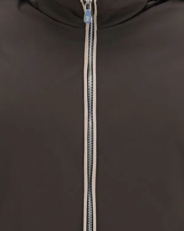 Brunello Cucinelli Nylon Down Jacket With Removable Hood