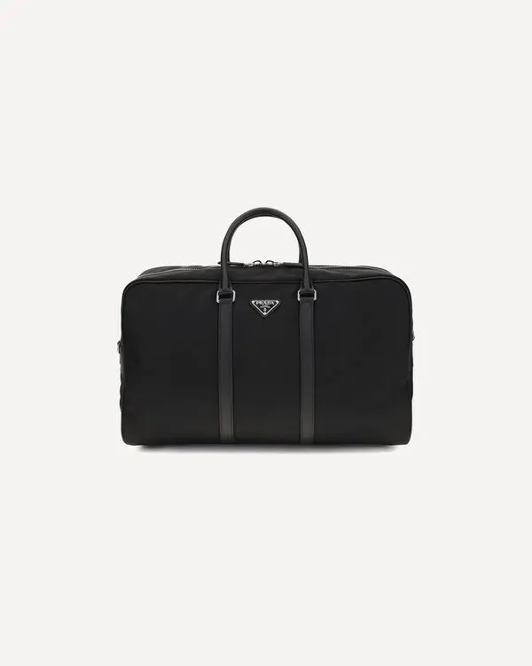 Prada Travel Bag In Re-nylon And Saffiano Leather