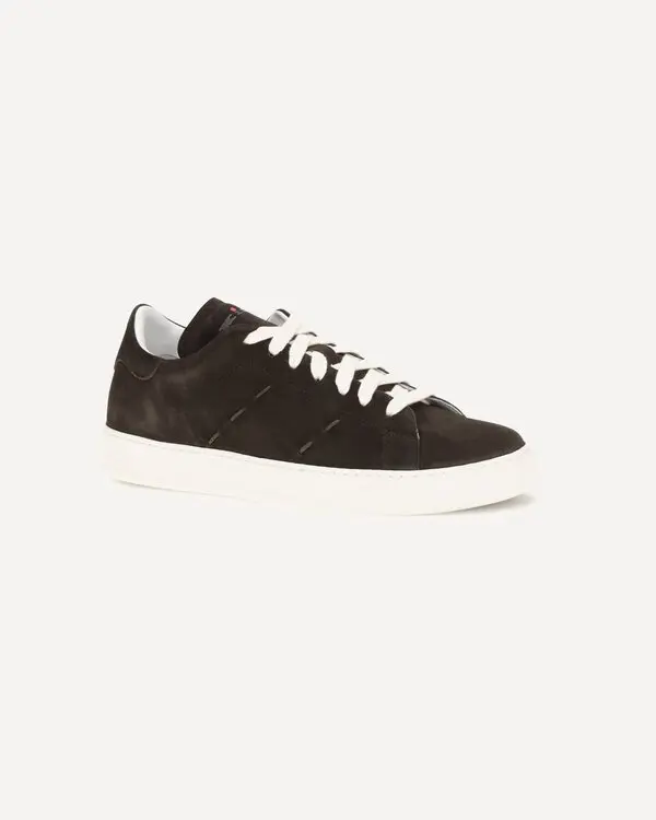 Kiton Suede Lace-up Sneakers