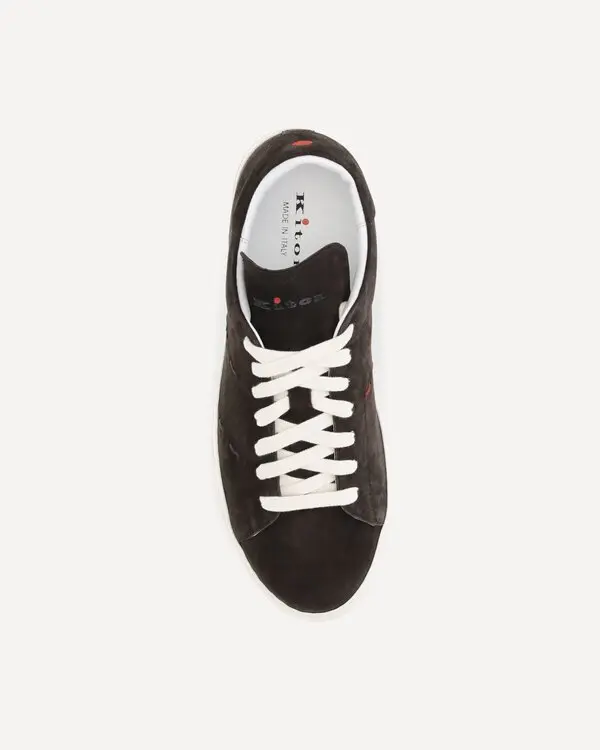 Kiton Suede Lace-up Sneakers