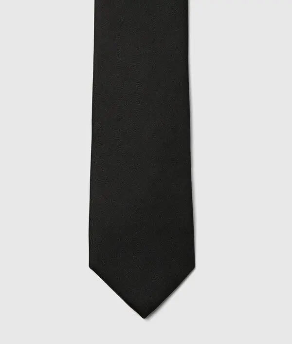 Karl Lagerfeld Monogram Neck Tie - Black