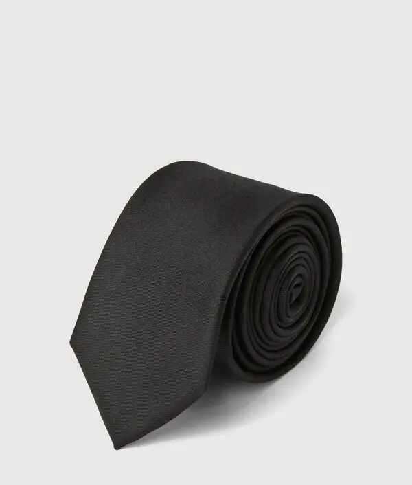 Karl Lagerfeld Monogram Neck Tie - Black