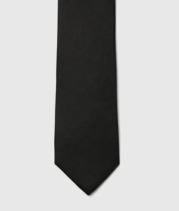 Karl Lagerfeld Monogram Neck Tie - Black