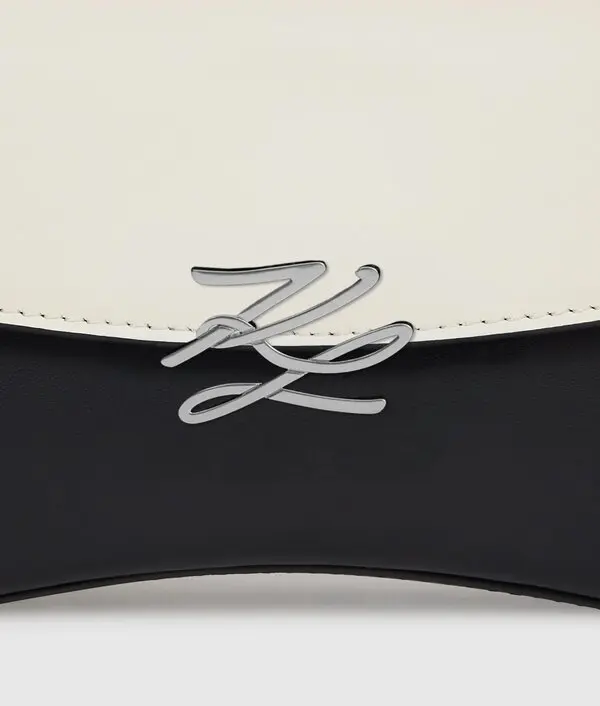 Karl Lagerfeld K/autograph Twist Color-block Crossbody Bag