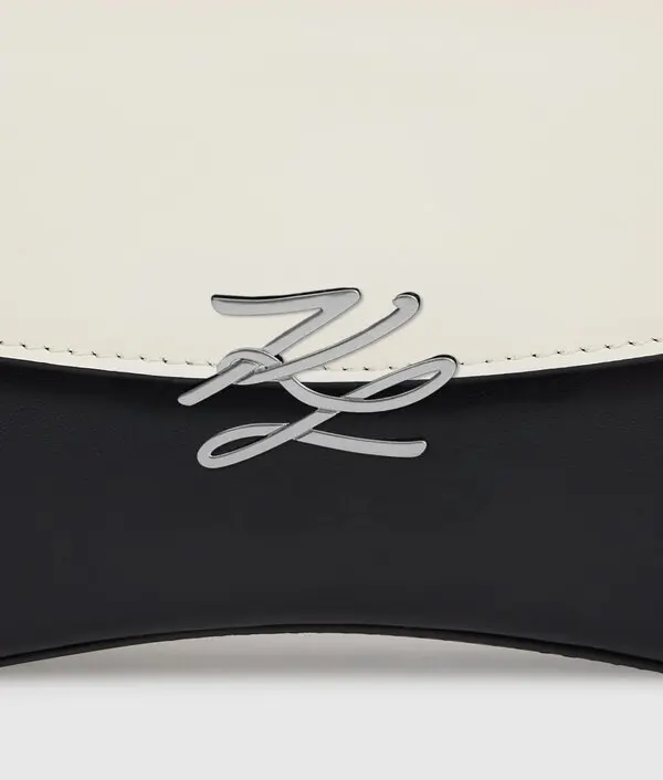 Karl Lagerfeld K/autograph Twist Color-block Crossbody Bag