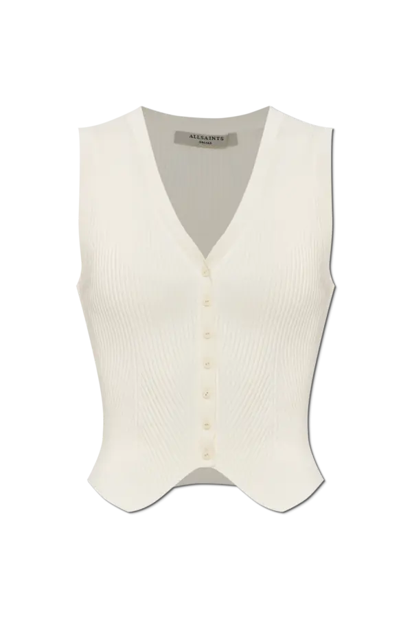 ALLSAINTS Cruza Vest - Cream