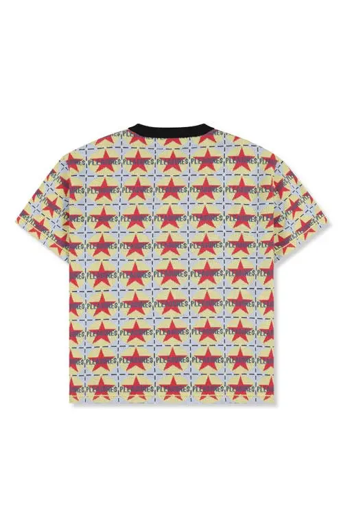 PLEASURES Tabs Cotton Jacquard T-shirt