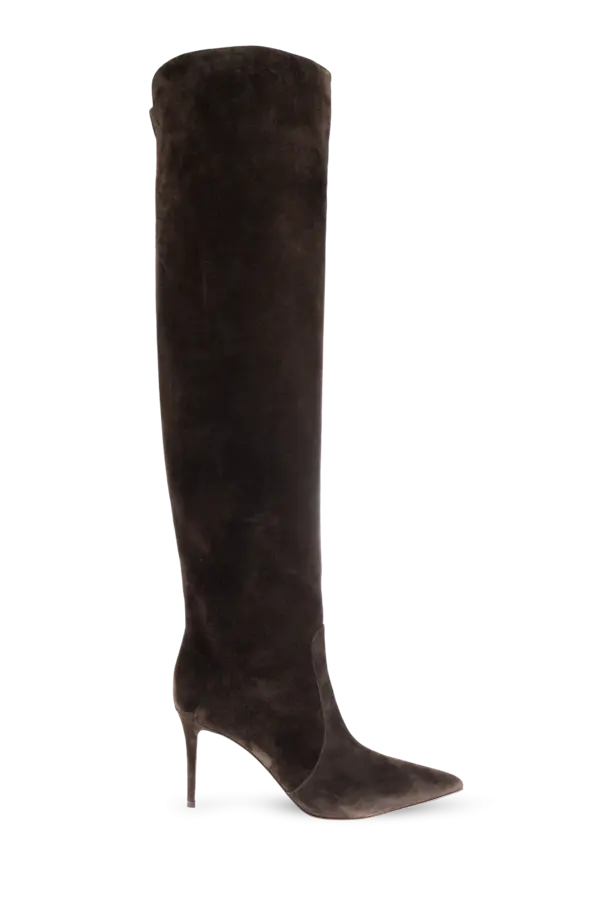 GIANVITO ROSSI Suede Heeled Boots "hansen - Brown